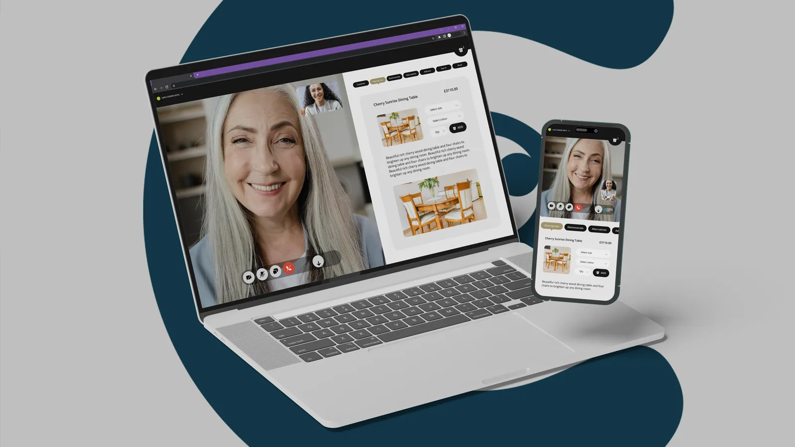 Live Video Shopping for Selling Furniture - Confer With